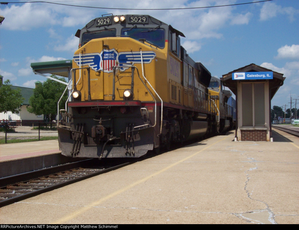 Through Galesburg Station